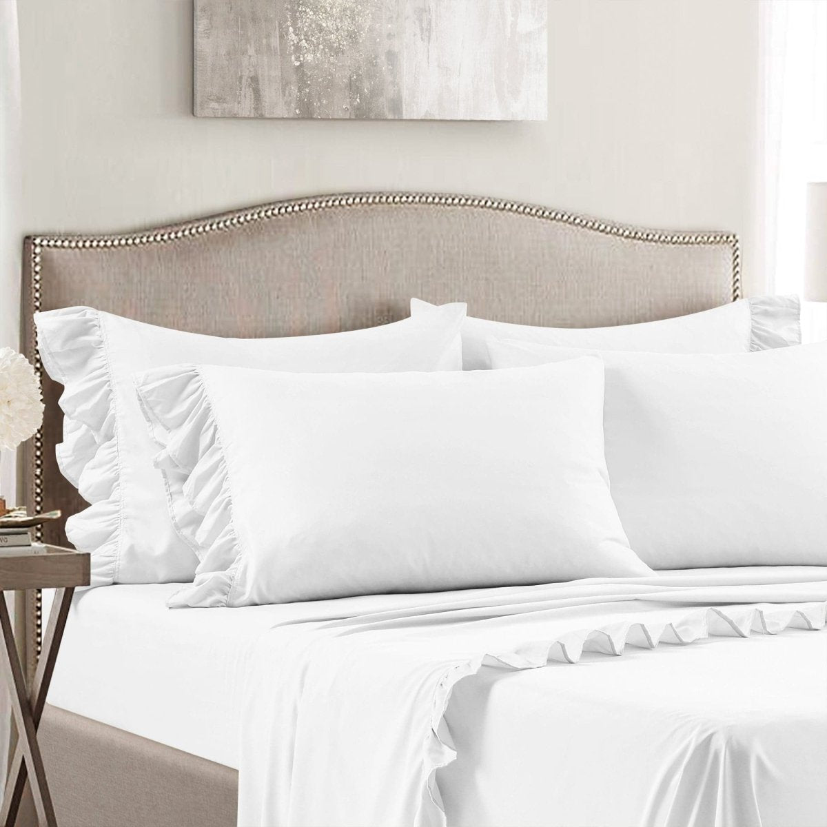 Reyna Ruffle Sheet Set – Tuesday Morning