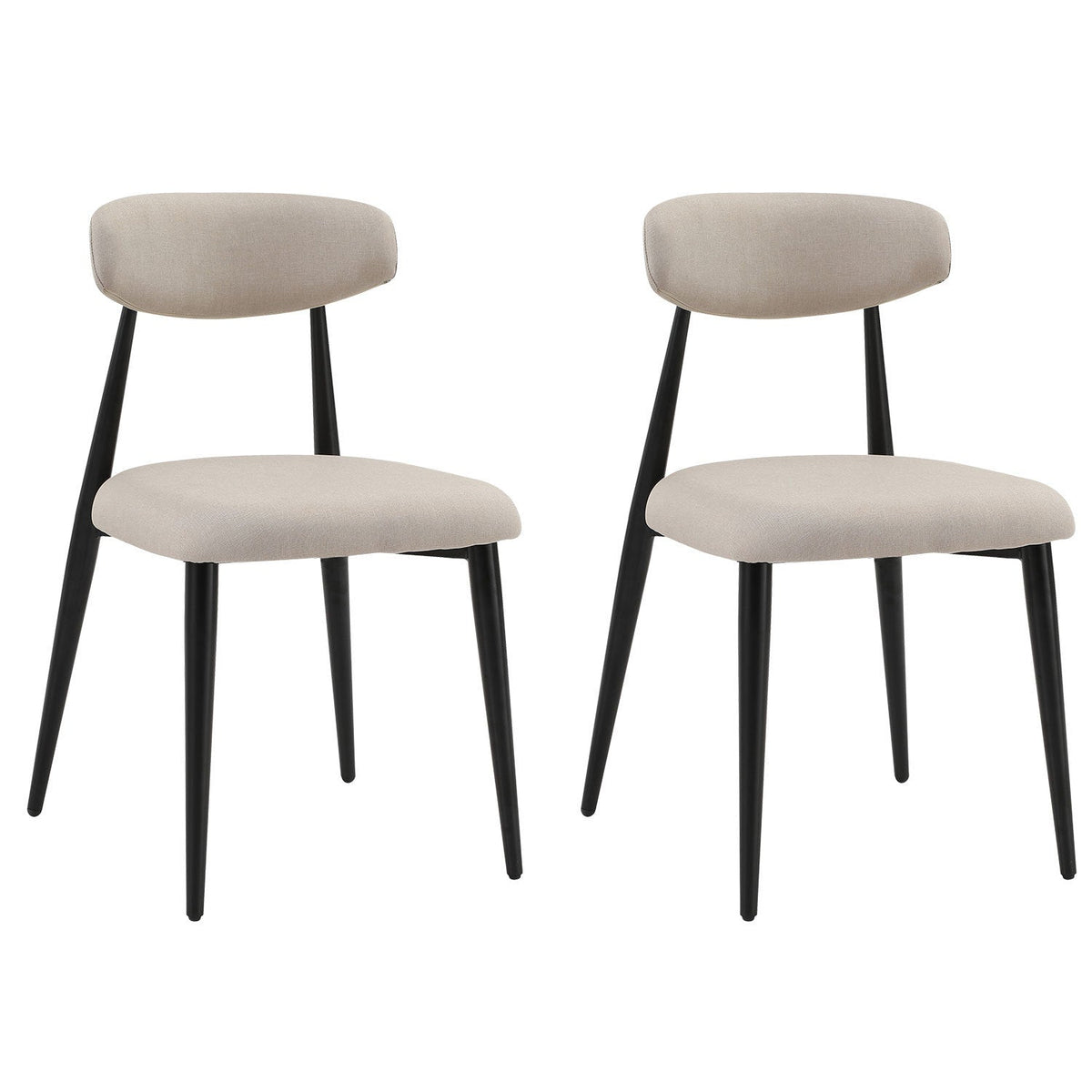 Modern Dining Chairs Set of 2 Light Grey - HouseOfZazla – Tuesday Morning