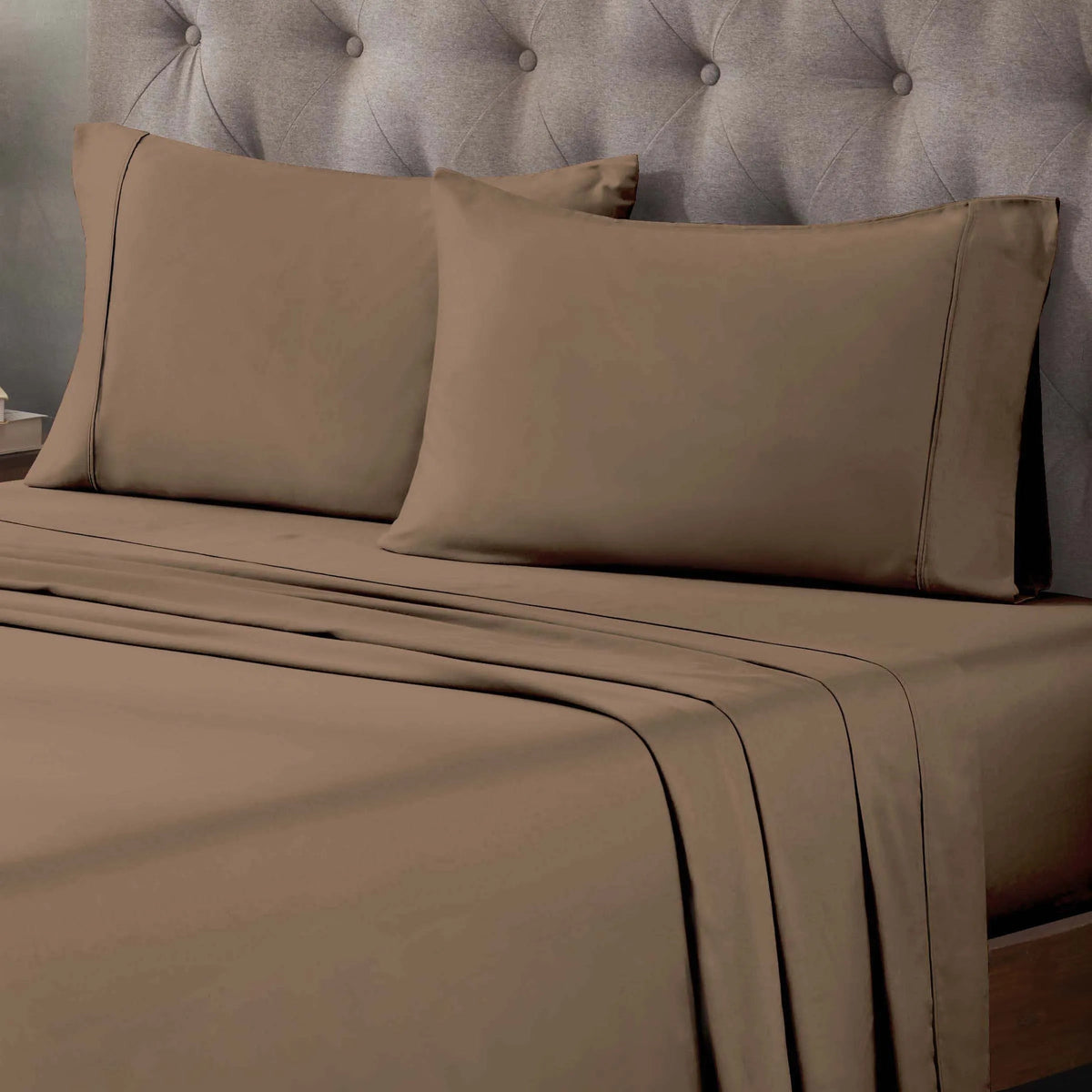 400 Thread Count Egyptian Cotton Sateen 4-Piece Bed Sheet Set – Tuesday ...