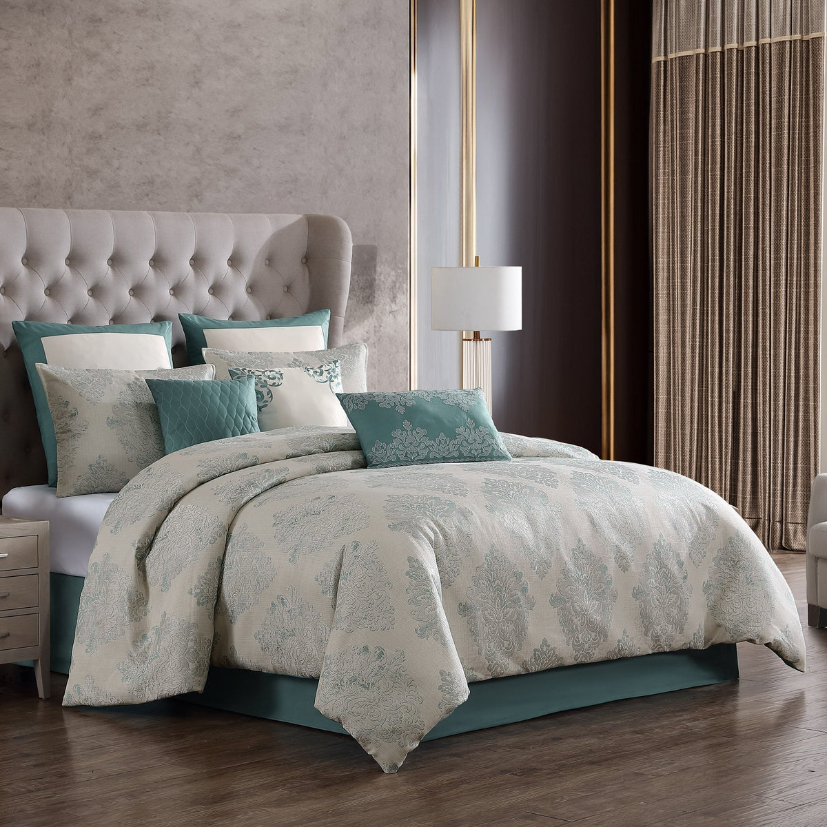 Marana 9 Pc Medallion Jacquard Comforter Set – Tuesday Morning
