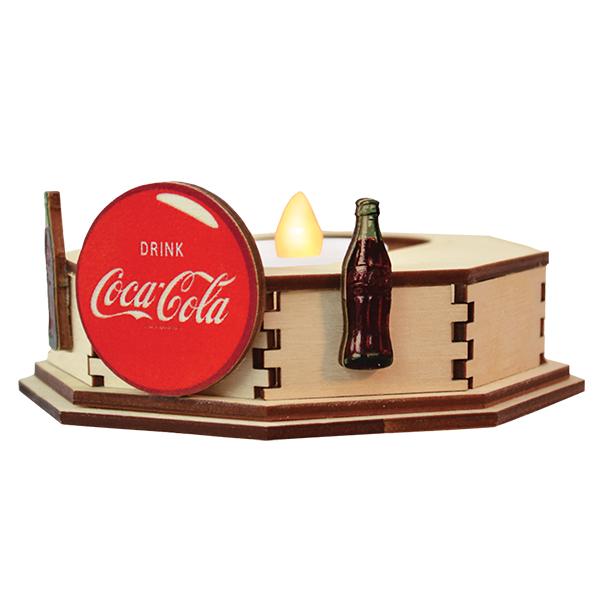 Single Tealight Display with Battery Operated Light by Old World Chris ...
