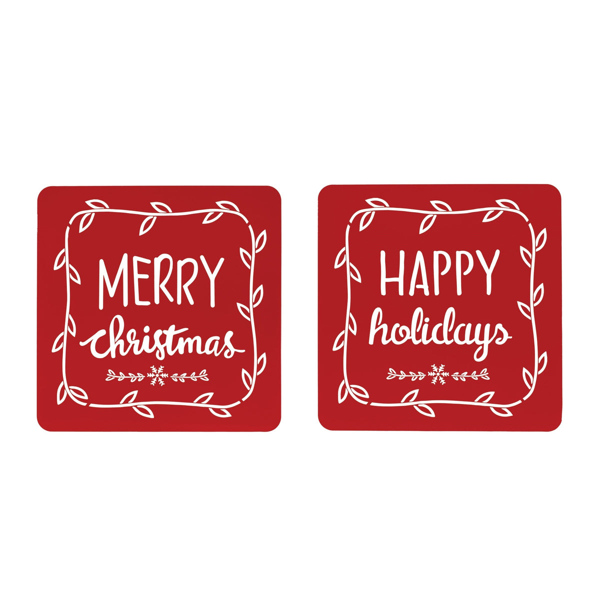 Cut Metal Holiday Sentiment Sign (Set of 2) – Tuesday Morning