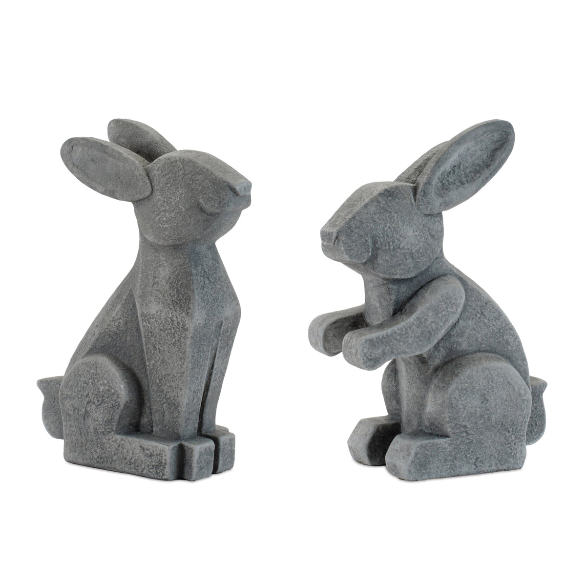 Modern Sitting Bunny Figurine Set of 2 - Melrose International ...