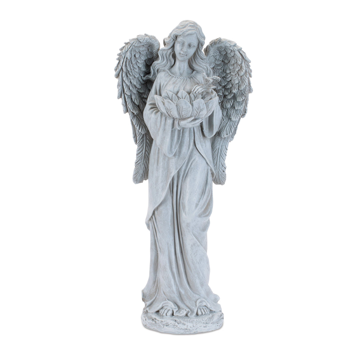 Elegant angel statue 16"h – Tuesday Morning
