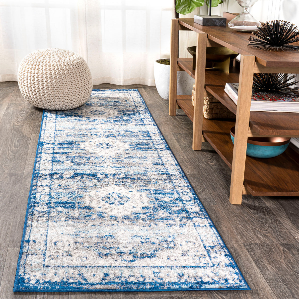 Scala Ornate Bohemian Medallion Runner Rug - Tuesday Morning
