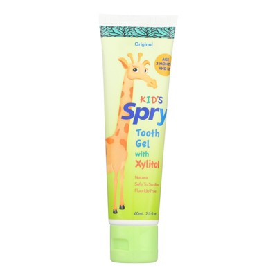 Spry Kid's Original Tooth Gel With Xylitol 2 oz - Imperfect Container ...