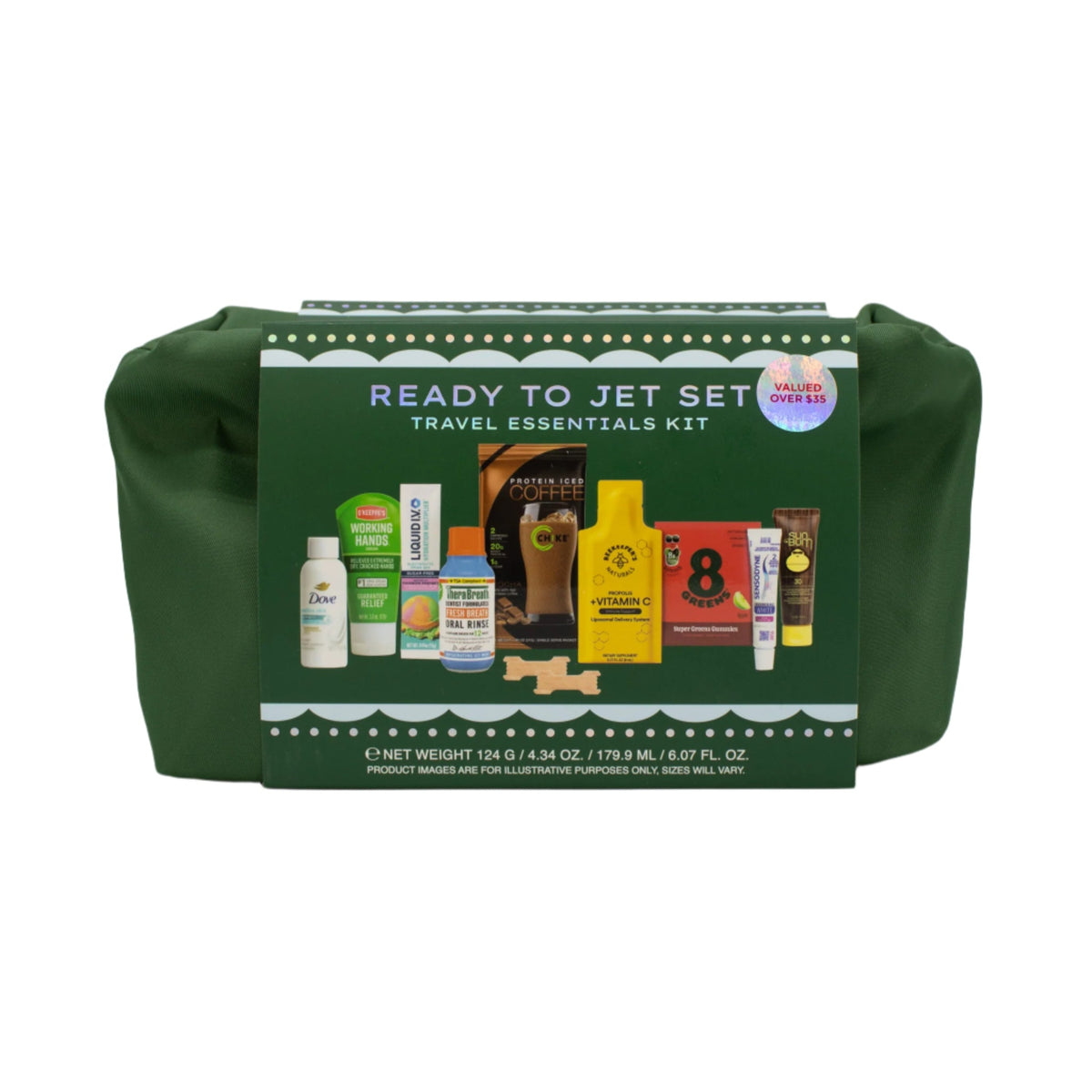 Ready to Jet Set Travel Essentials Kit with Bag - New – Tuesday Morning
