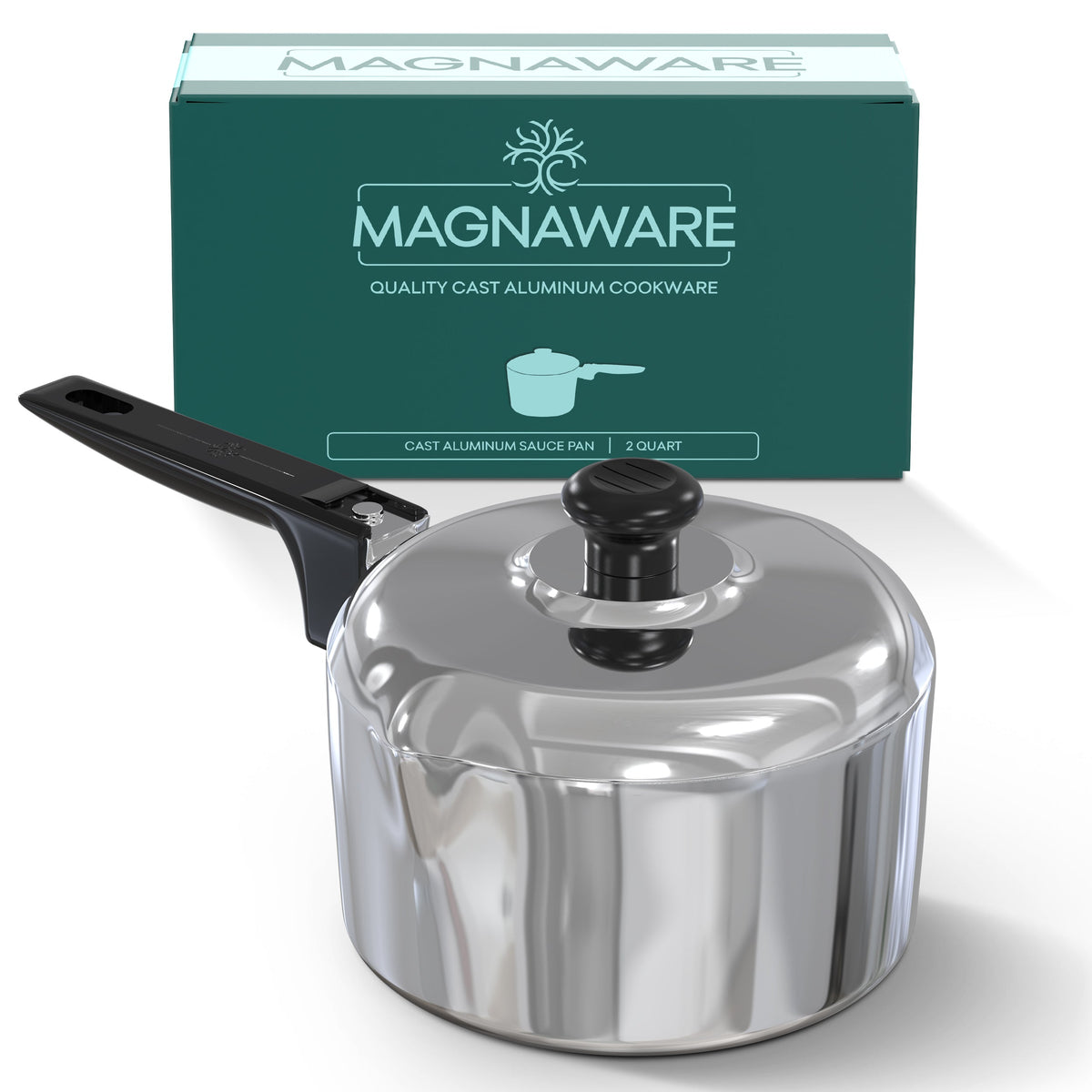 2 Quart Aluminum Sauce Pan with Lid by MAGNAWARE – Tuesday Morning