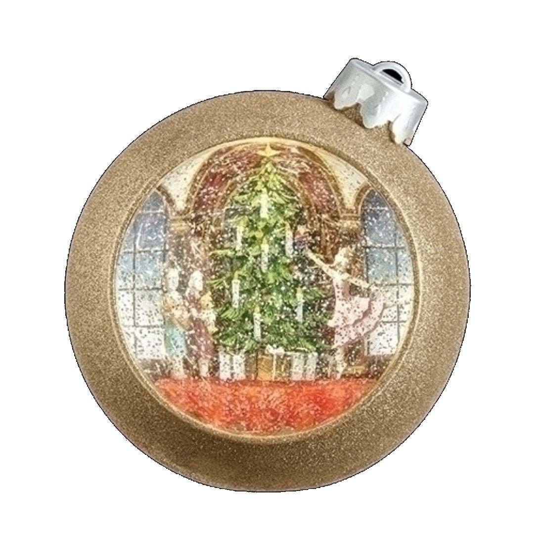 7.5 Inch Swirl Ball Glitterdome Nutcracker Ballet Christmas Snowglobe ...