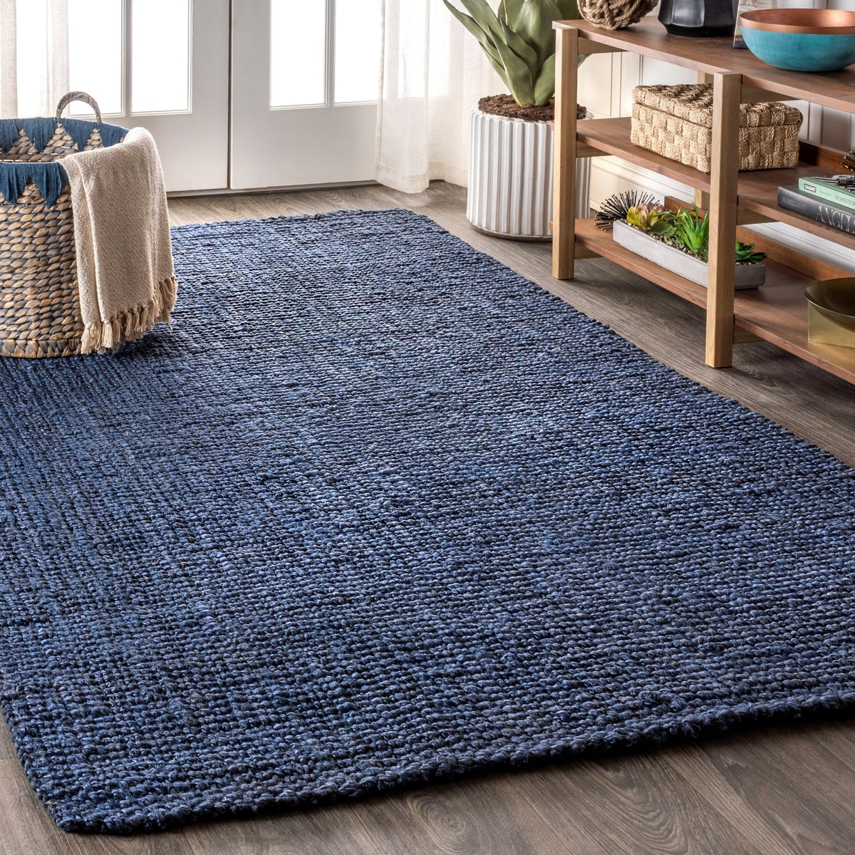 Pata Hand Woven Chunky Jute Area Rug - Tuesday Morning
