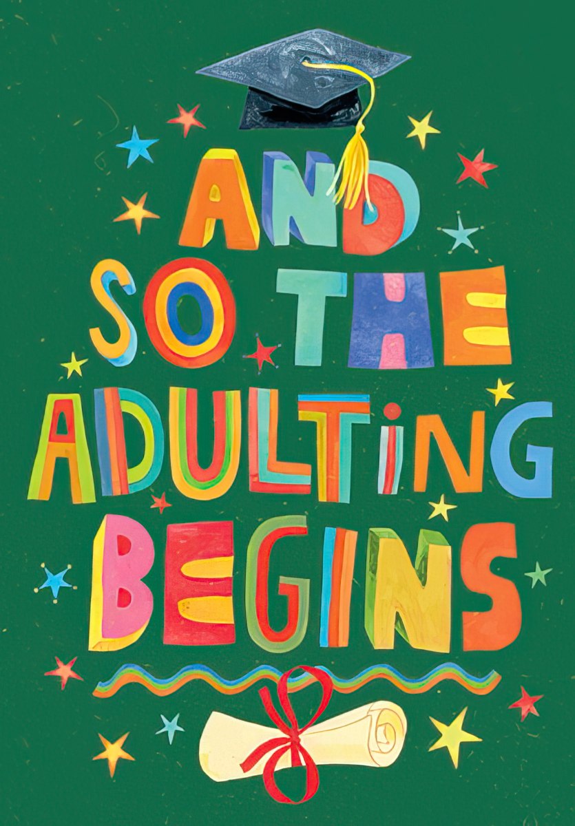 Graduation Card - And So Adulting Begins – Tuesday Morning